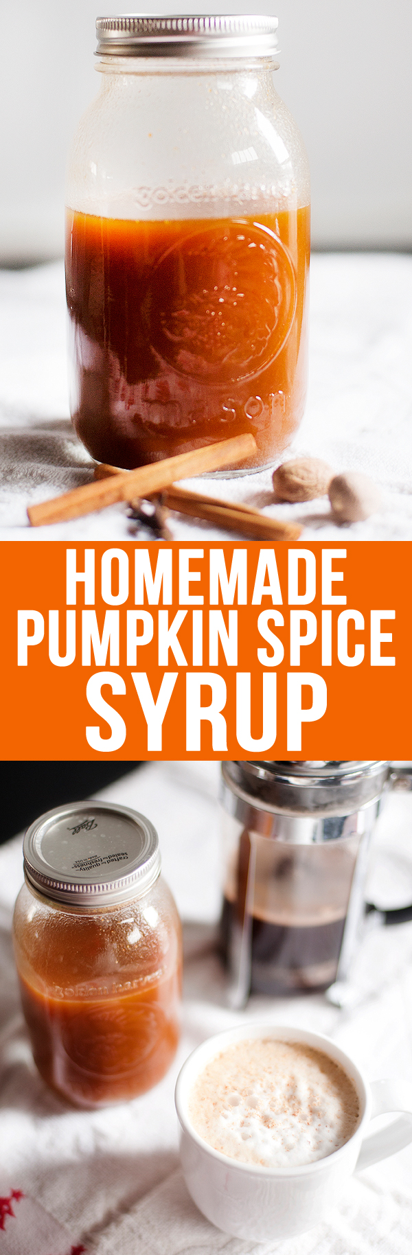 homemade pumpkin spice syrup | pretty plain janes